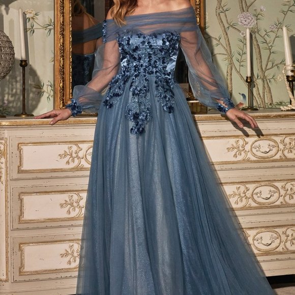 Cinderella | Dresses | New Azure Color Formal Evening Mother Of Bride ...